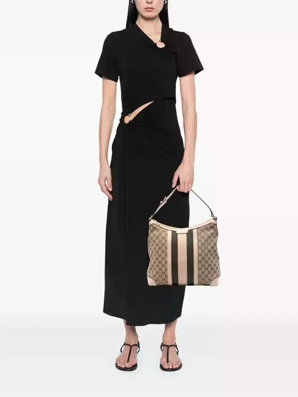 Gucci Gg Canvas Web Shoulder Bag