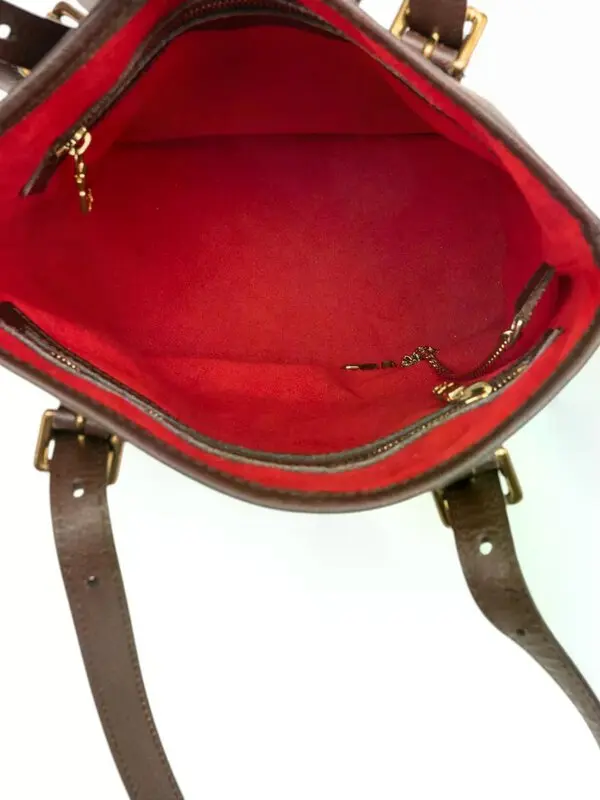LOUIS VUITTON Damier Ebene Marais Bucket Bag