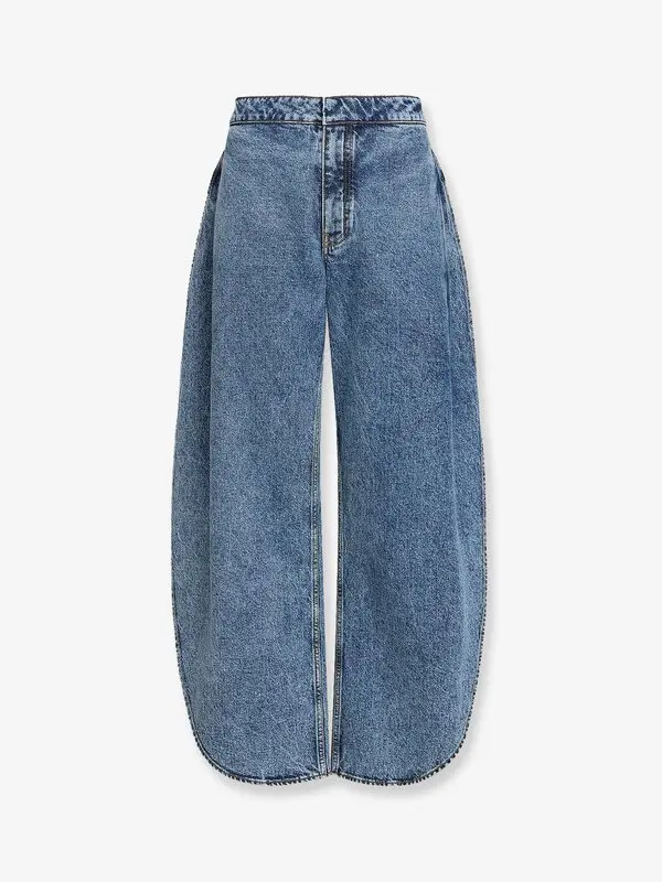 Alaïa Blue Denim Jeans - Multicolor