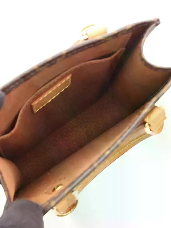 LOUIS VUITTON Monogram Petit Sac Plat Satchel