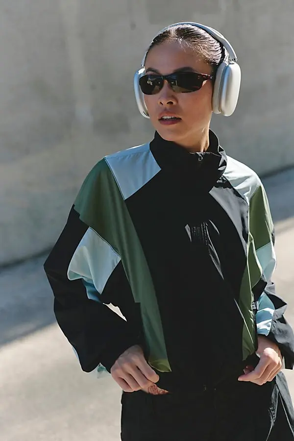 Free People Colorblock Track Jacket
