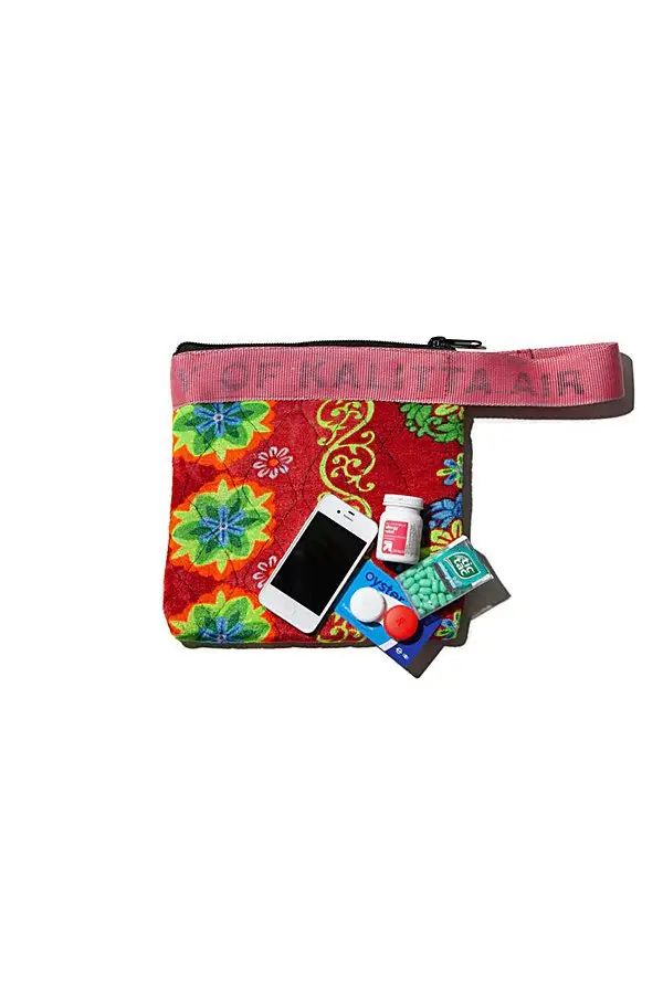 PUEBCO Mao's Fabric Pouch - Red