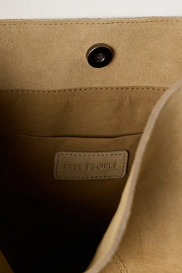 Free People Fort Green Bucket Bag - Khaki