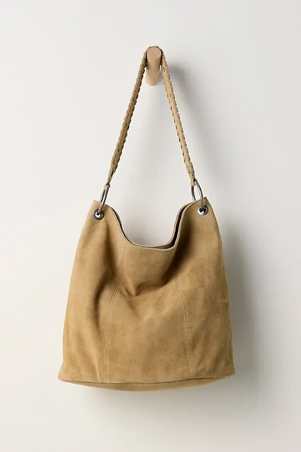 Free People Fort Green Bucket Bag - Khaki