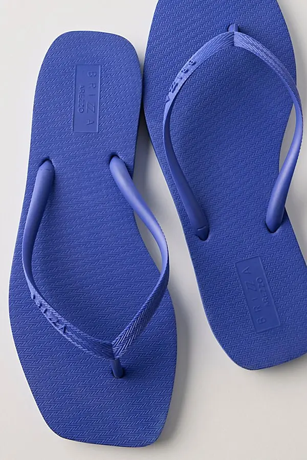 BRIZZA AREZZO Rubber Flip Flops - Navy