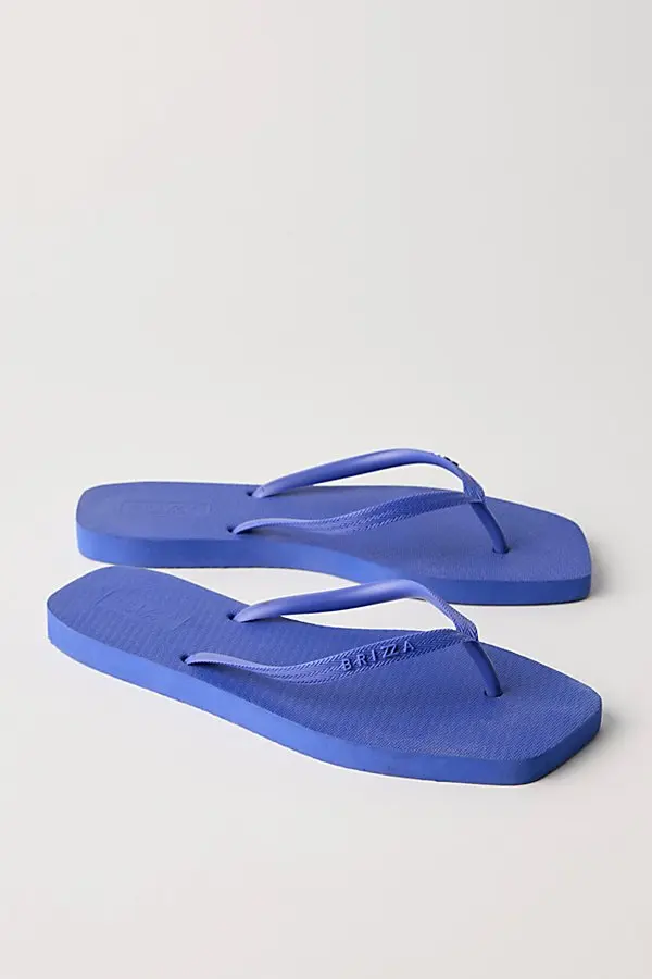 BRIZZA AREZZO Rubber Flip Flops - Navy