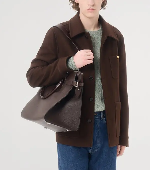 Valentino Garavani Wool Vgold Jacket