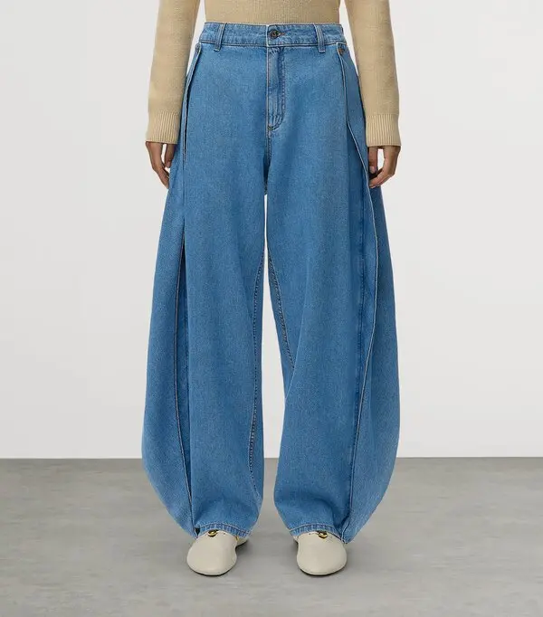 Loewe Wrap Wide-leg Jeans