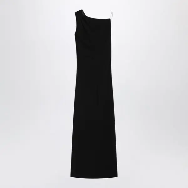 Max Mara Long Cady Bustier Dress - Black