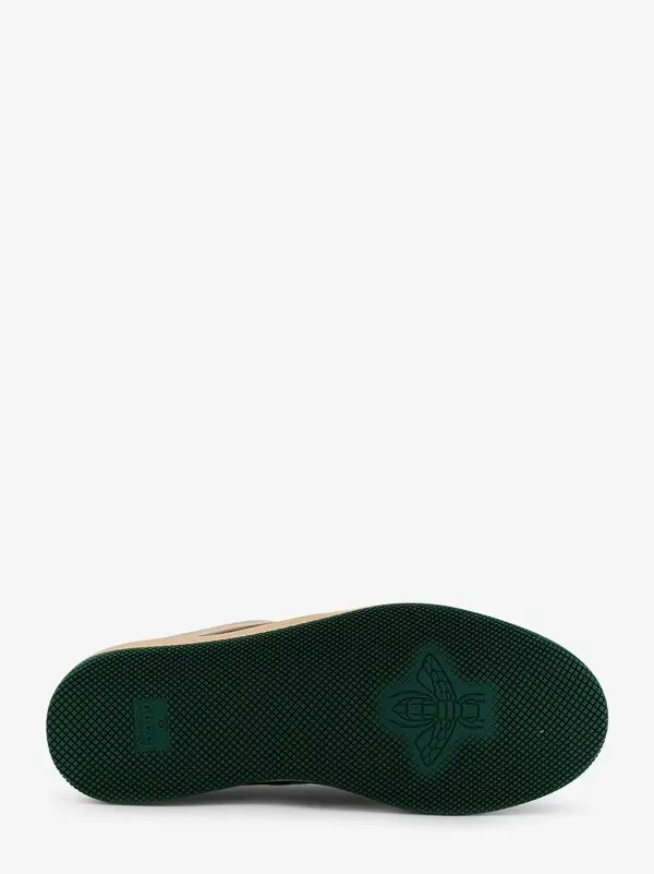 Gucci Screener Leather And Gg Supreme Fabric Sneakers