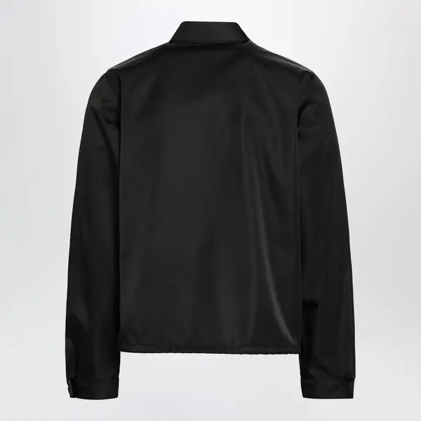 Prada Re-nylon Zip-up Jacket - Black