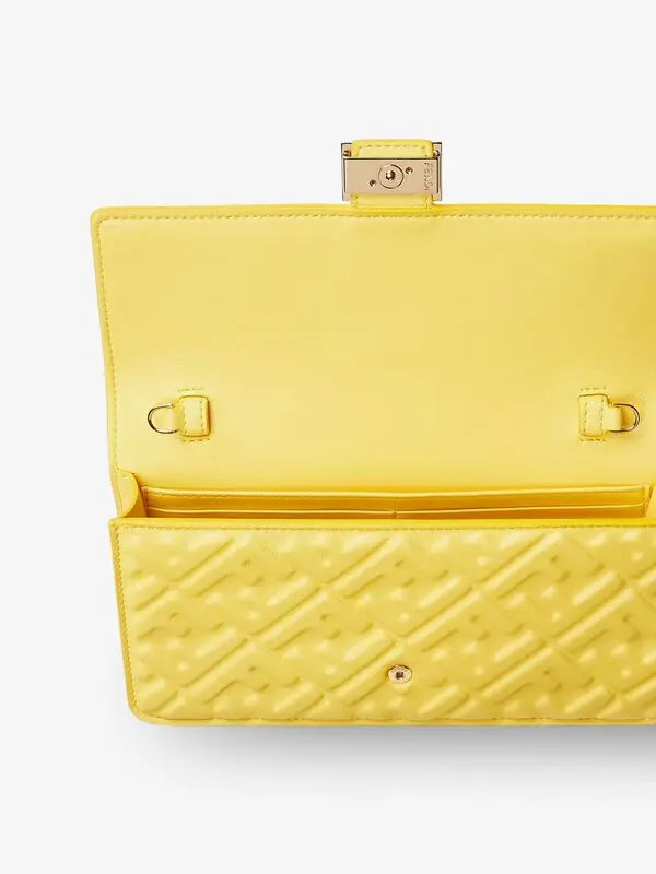 Fendi Leather Wallet On Chain Baguette Bag - Multicolor