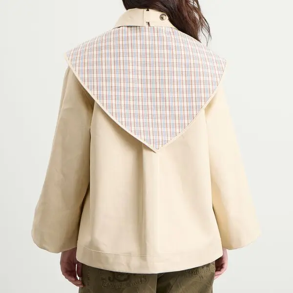 DAMSON MADDER Jerry Reversible Crop Trench Coat