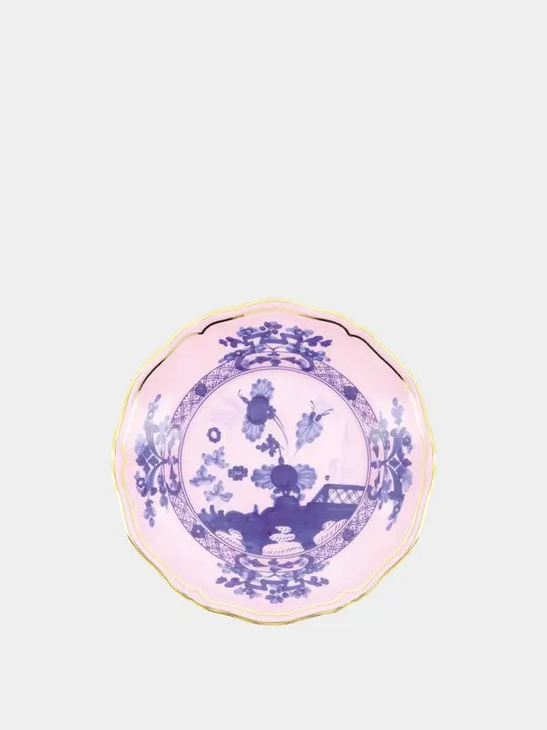 GINORI 1735 Oriente Italiano Azalea Bread Plate - Pink