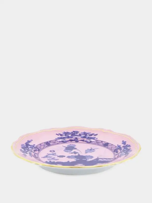 GINORI 1735 Oriente Italiano Azalea Bread Plate - Pink