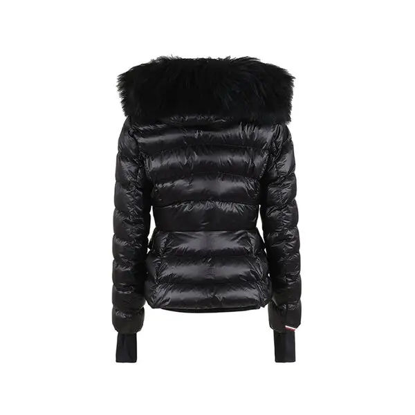 Moncler Armoniques Down Jacket With Logo Patch