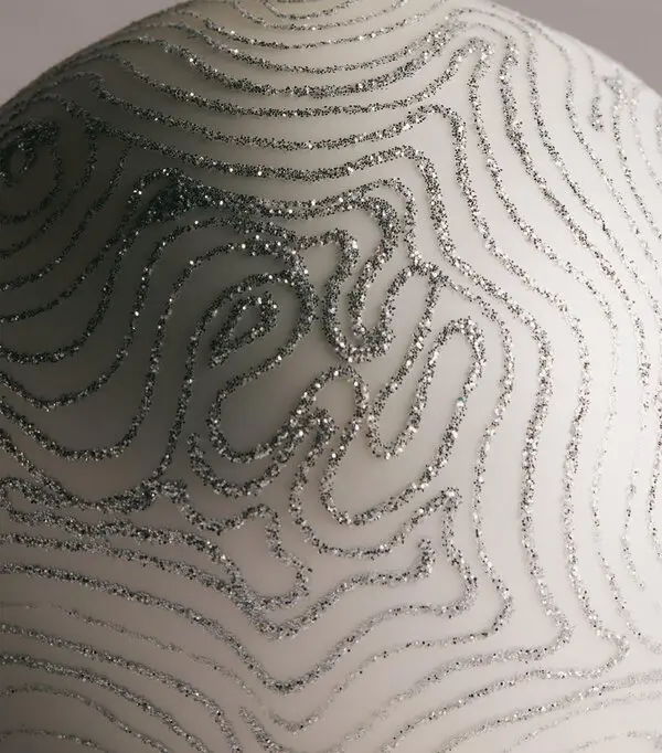 Harrods Glitter Spider Web Bauble