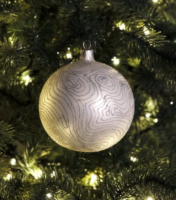 Harrods Glitter Spider Web Bauble