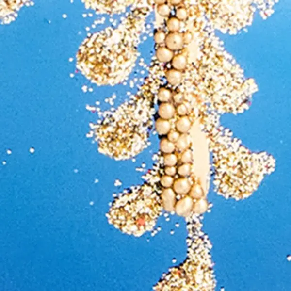 Harrods Glitter Patterned Bauble