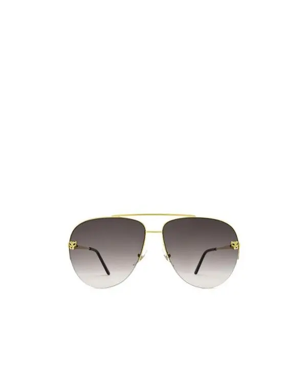 Cartier Aviator Frame Sunglasses