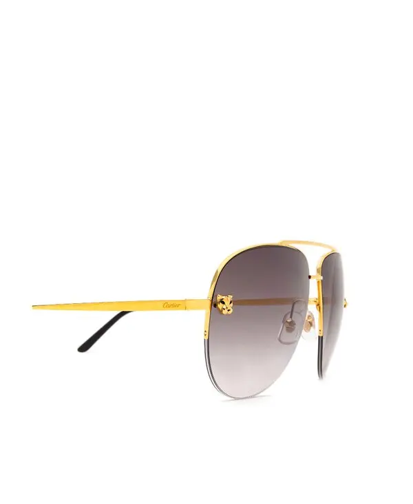 Cartier Aviator Frame Sunglasses