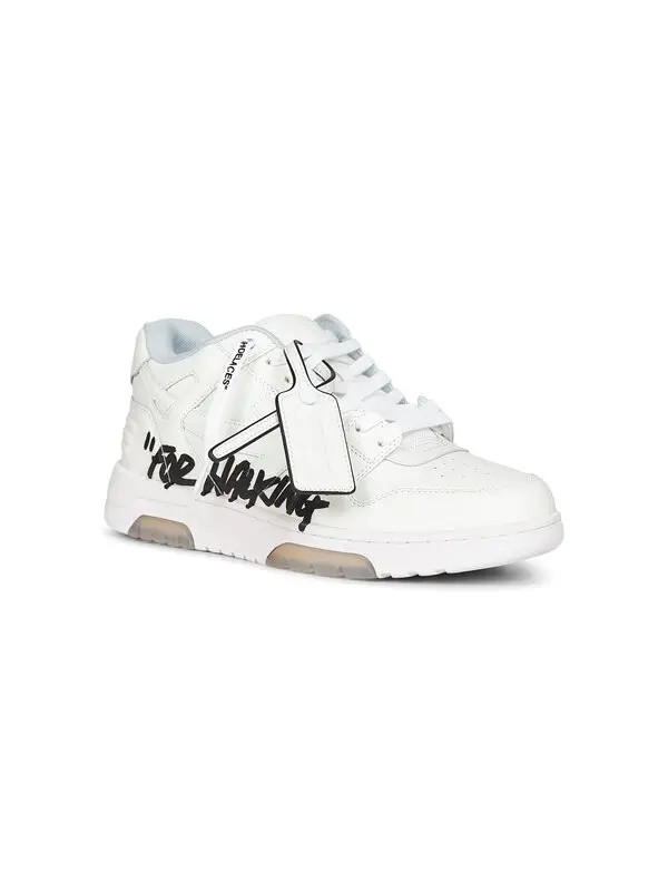 Off-White Round-toe High-top Casual Shoes