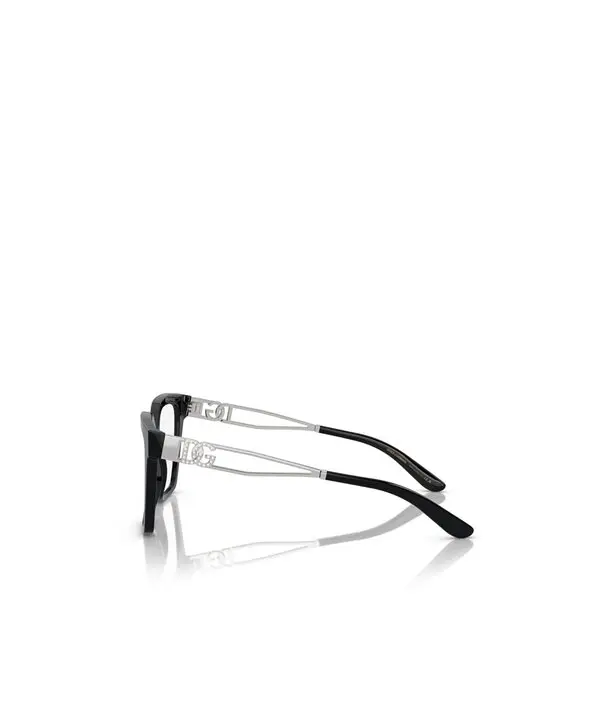 Dolce & Gabbana Logo-lettering Square-frame Glasses