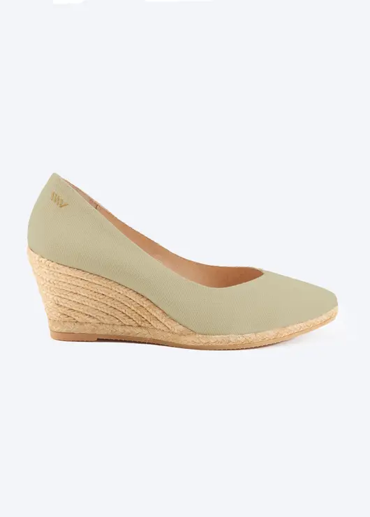 VISCATA Roses Archive Canvas Espadrilles - Sand