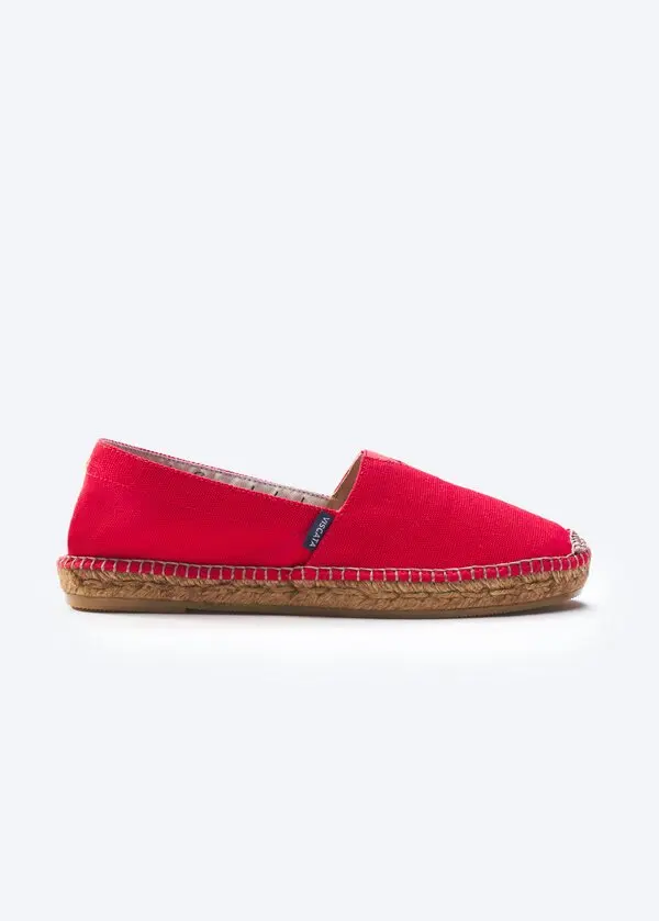 VISCATA Barceloneta Espadrille Flats - Red