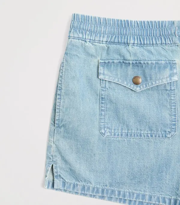 Valentino Garavani Drawstring Denim Shorts