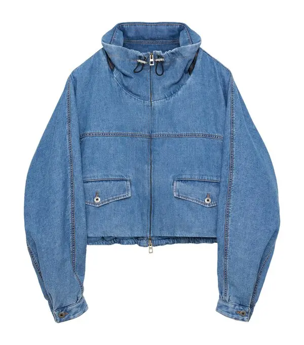 Loewe Denim Bomber Jacket