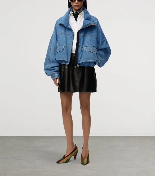 Loewe Denim Bomber Jacket