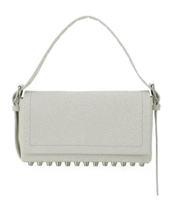 Alexander Wang Ricco Medium Flap Shoulder Bag - White