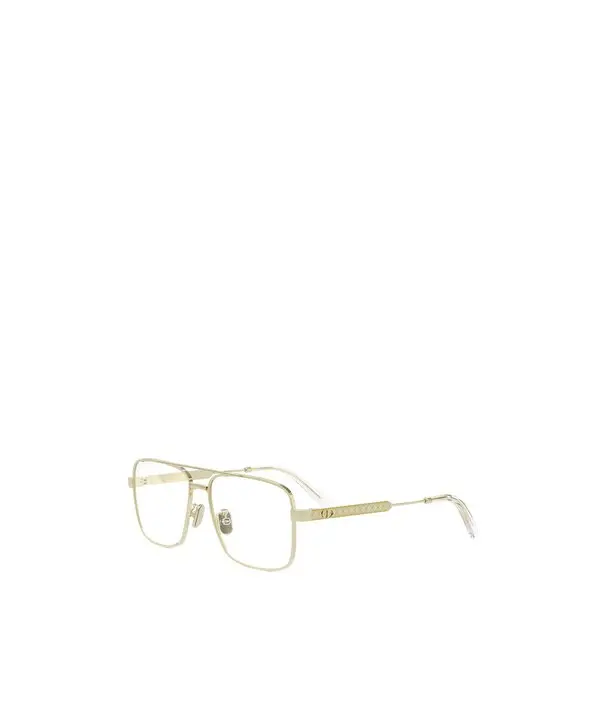 Dior Square Frame Glasses - Nude