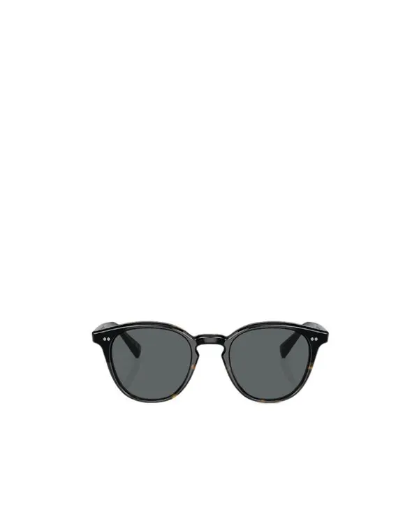 Oliver Spencer Round Frame Sunglasses - Black