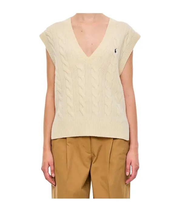 Polo Ralph Lauren V-neck Cable Knit Vest