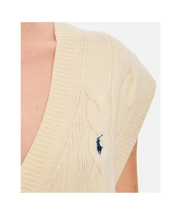 Polo Ralph Lauren V-neck Cable Knit Vest
