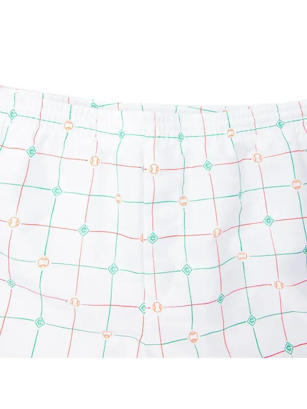 Casablanca Tennis Check Swim Shorts