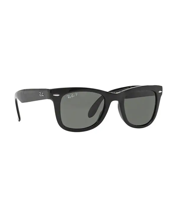 Ray-ban Wayfarer Folding Classic Polarised Sunglasses - Gray