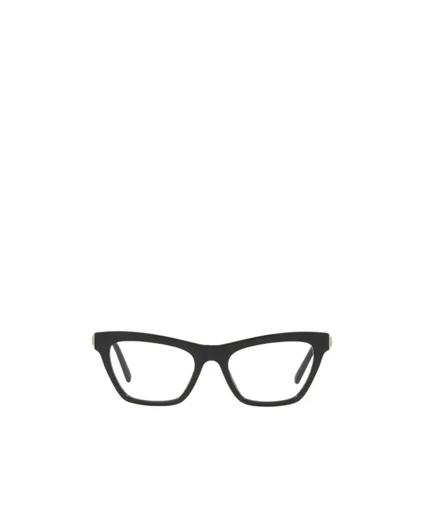 Dolce & Gabbana Logo-plaque Cat-eye Frame Sunglasses - Black