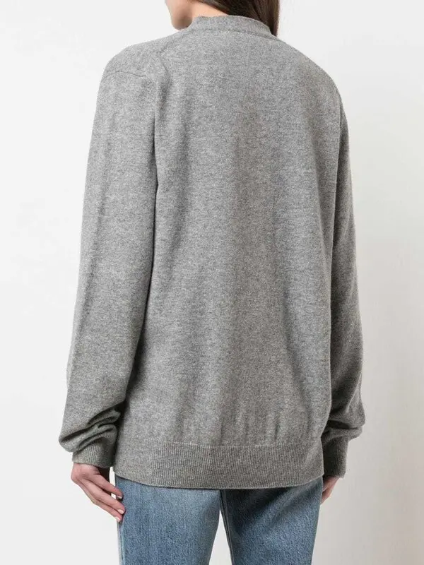 Play Comme Des Garcon Button Wool Cardigan