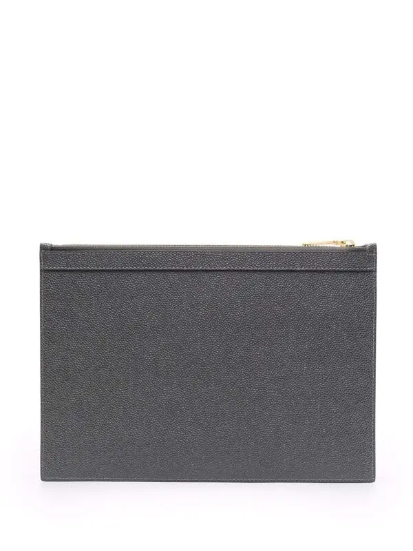 Thom Browne Pebbled Tablet Clutch Bag