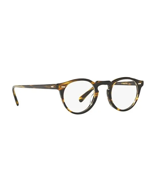 Oliver Spencer Tortoiseshell Logo Detail Eyeglasses - White