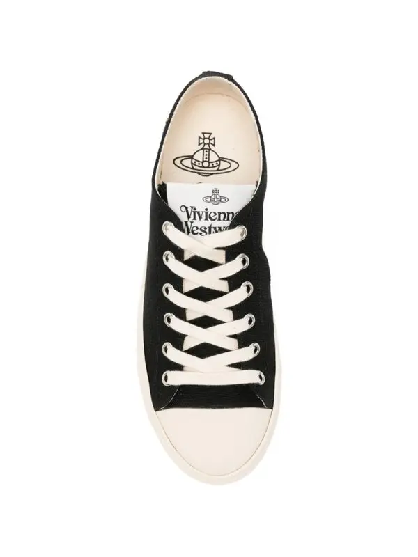 VIVIENNE WESTWOOD Orb Embroidered Low-top Sneakers