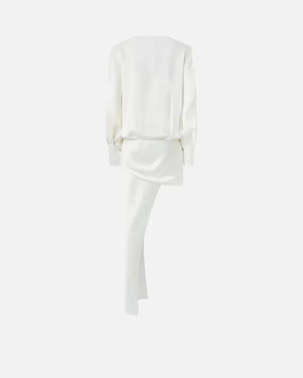 Pinko Lace-embellishment Mini Dress - White