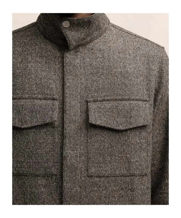 Ami Flap Pocket High-neck Shirt