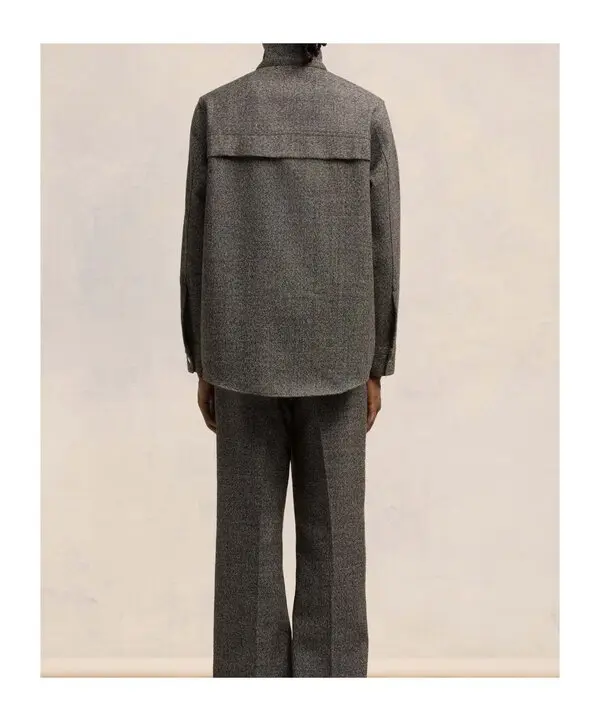 Ami Flap Pocket High-neck Shirt