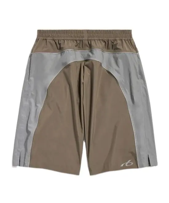 Balenciaga Techwear Tracksuit Shorts In Grey - Brown