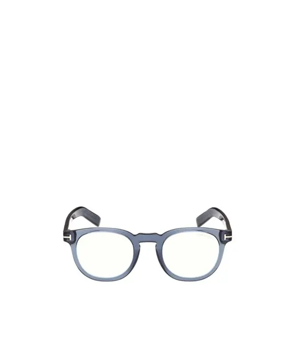 TOM FORD Round Frame Glasses - Blue