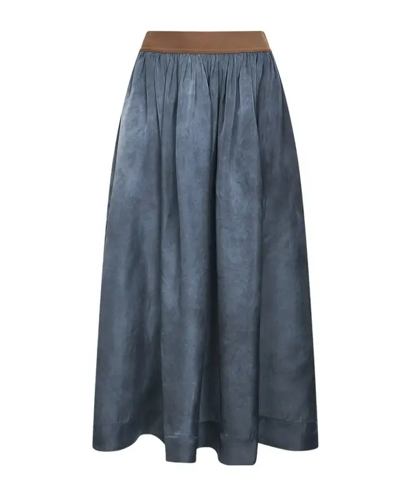 UMA WANG Elastic Waist Midi Skirt